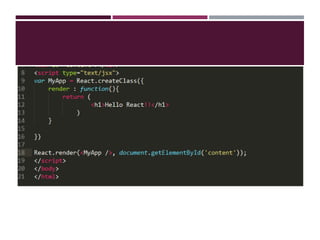 ReactJs | PPT
