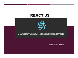 ReactJs | PPT