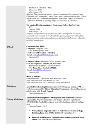 sample resume | DOCX