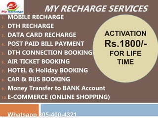 My recharge complete plan ppt | PPTX | Retail Industry | Industries