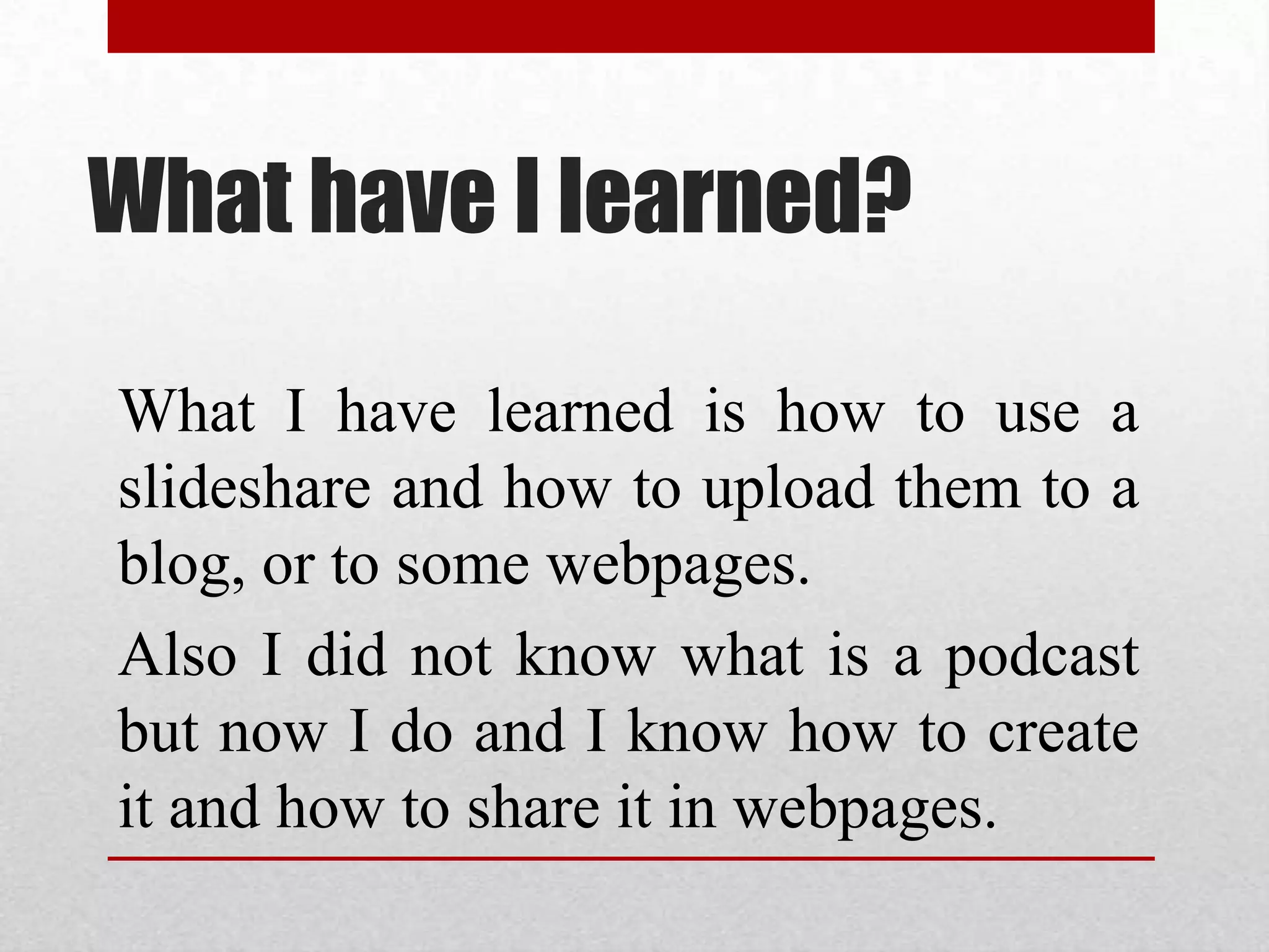 My reflection | PPTX