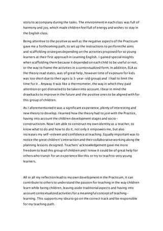 My reflection, blog | PDF