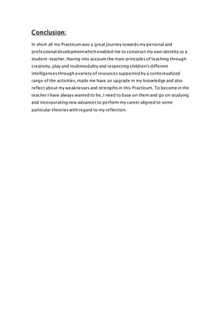 My reflection, blog | PDF