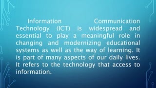 My Reflection of ICT | PPTX