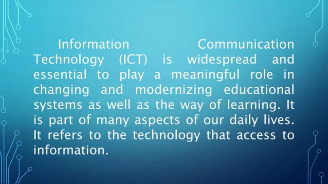 My Reflection of ICT | PPTX | Internet for Beginners | Internet
