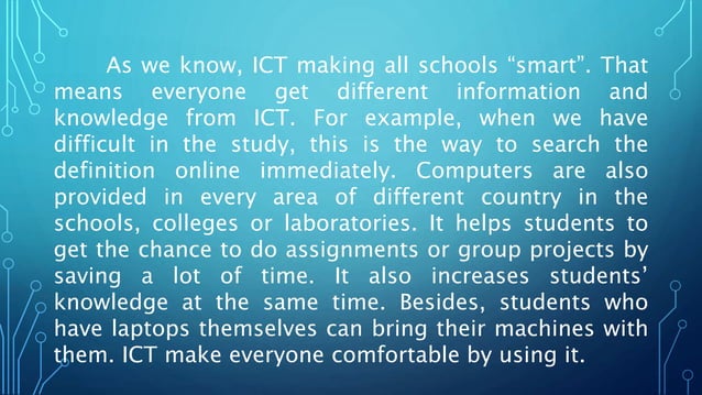 My Reflection of ICT | PPTX | Internet for Beginners | Internet