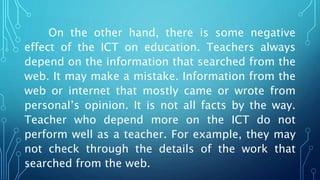My Reflection of ICT | PPTX