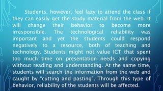 My Reflection of ICT | PPTX