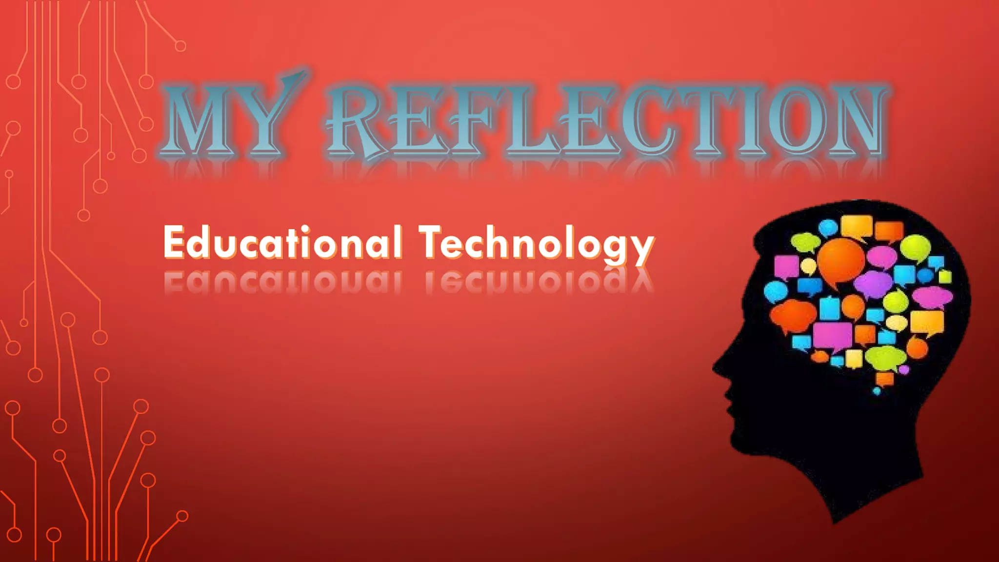 My course reflection show 1 | PPT