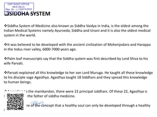Alternative system of medicine | PPT