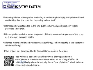 Alternative system of medicine | PPT