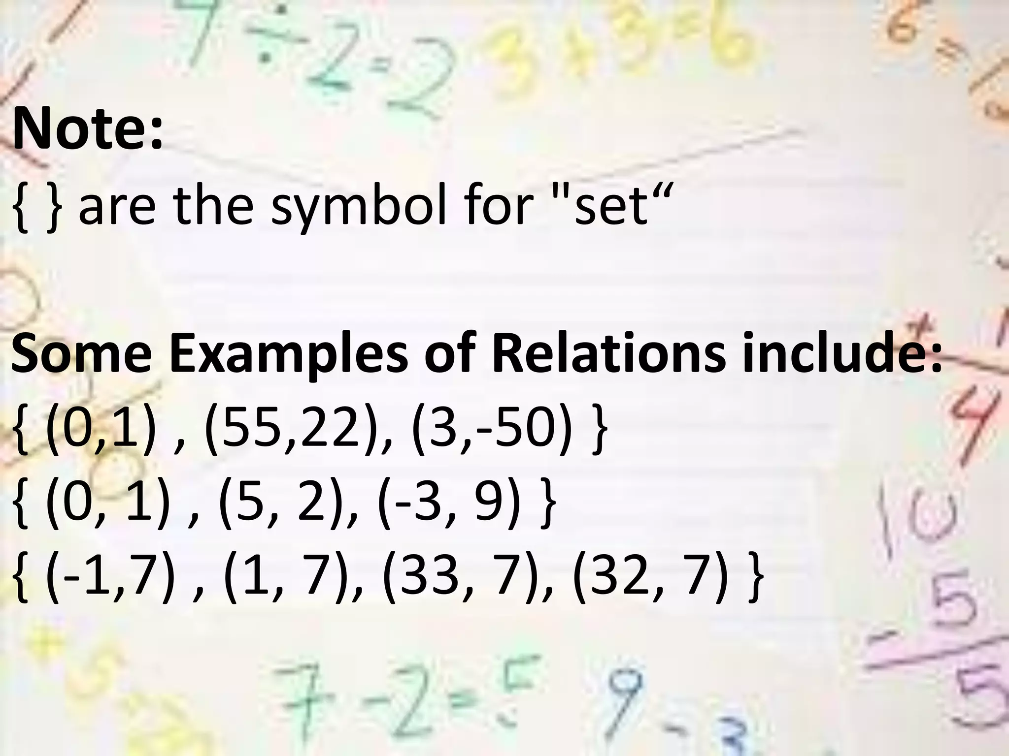 Relations in Discrete Math | PPTX