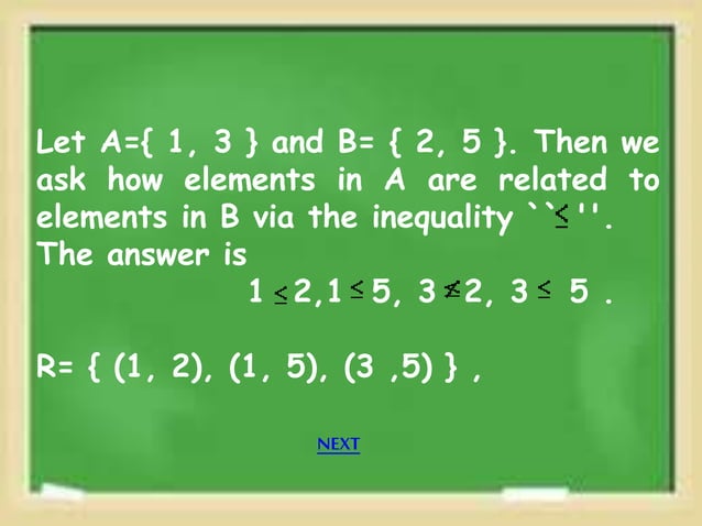 Relations in Discrete Math | PPTX
