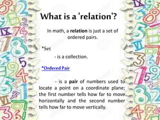 Relations in Discrete Math | PPTX