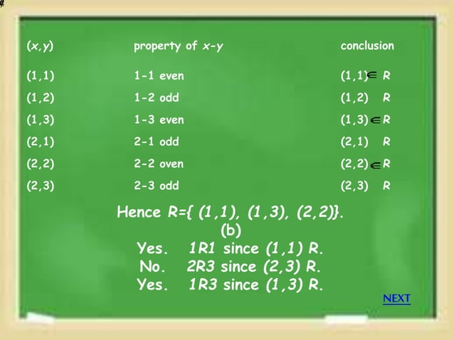 Relations in Discrete Math | PPTX