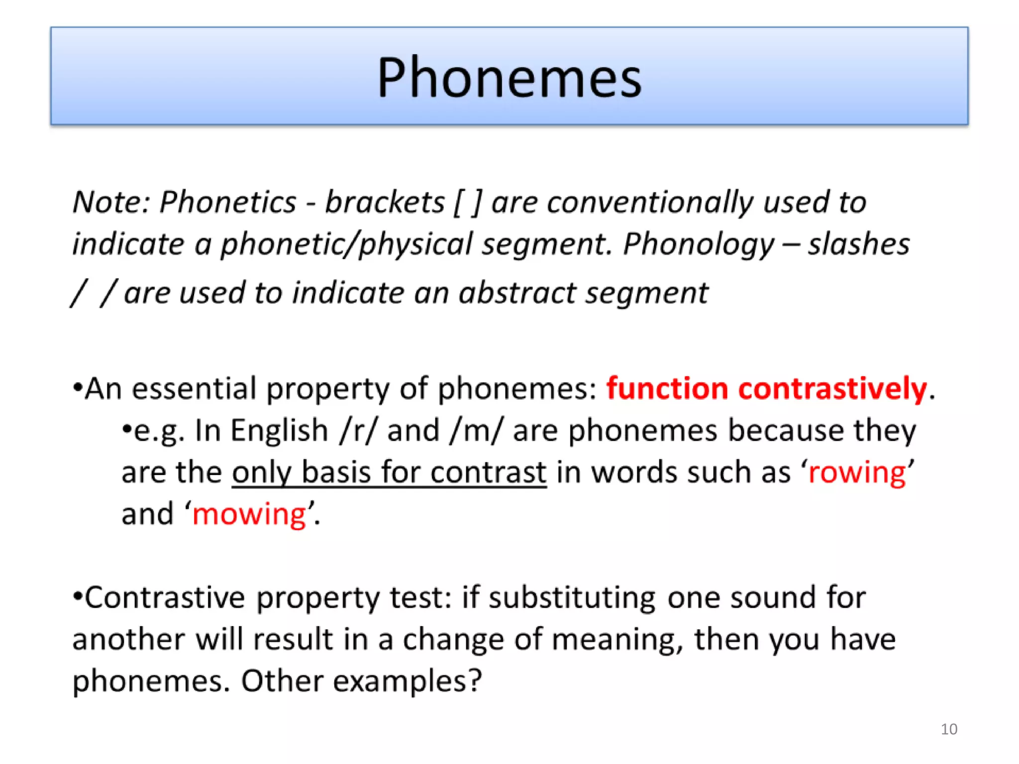 Phonology: The Sound Patterns of Language | PPTX