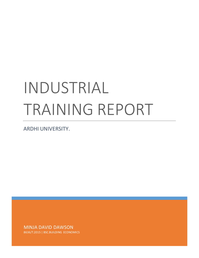 industrial training report | DOCX