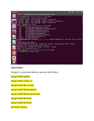 Adding System Call to Kernel | DOCX