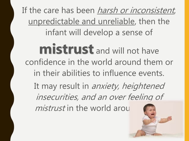 Trust vs Mistrust & Autonomy vs Shame & Doubt | PPTX | Parenting Babies ...