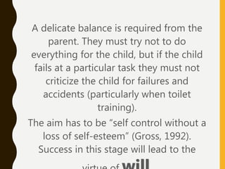 Trust vs Mistrust & Autonomy vs Shame & Doubt | PPTX