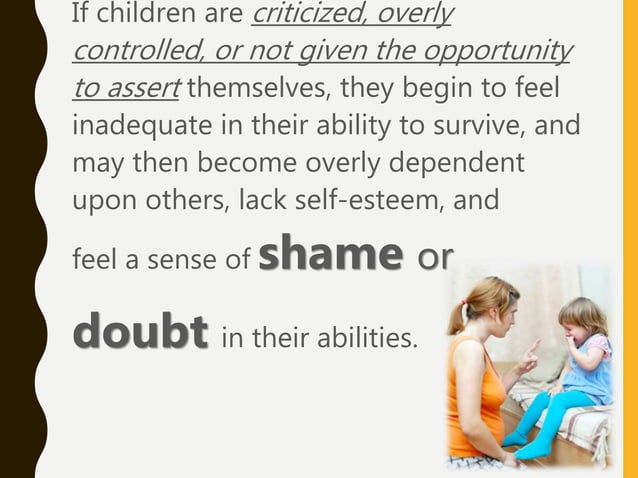 Trust vs Mistrust & Autonomy vs Shame & Doubt | PPTX | Parenting Babies and Toddlers | Parenting