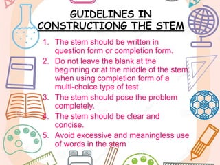 Different Format of Classroom Assessment Tools | PPTX