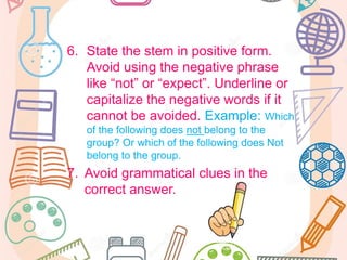 Different Format of Classroom Assessment Tools | PPTX