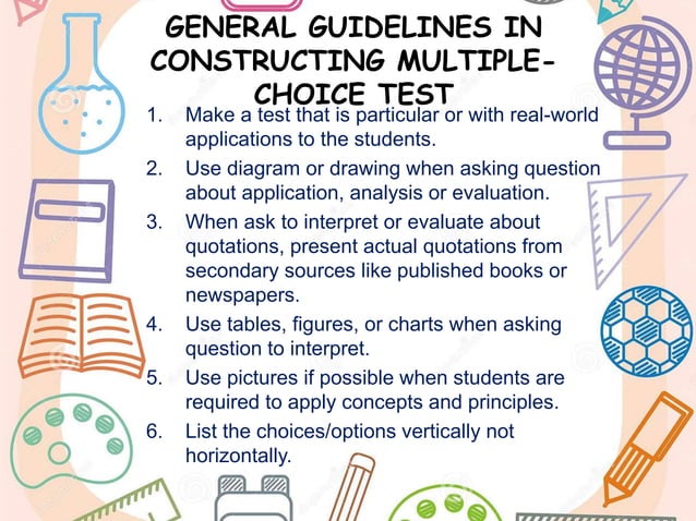 Different Format of Classroom Assessment Tools | PPTX