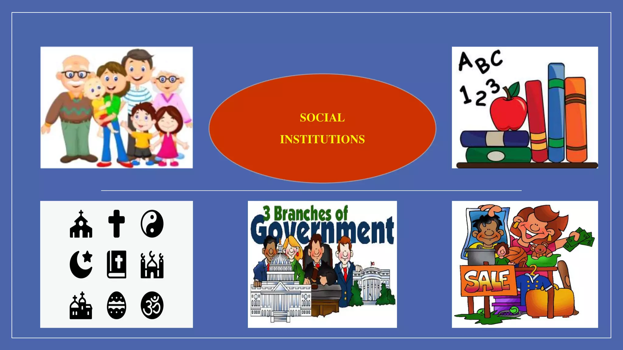 social institutions I characteristics and functions of social ...