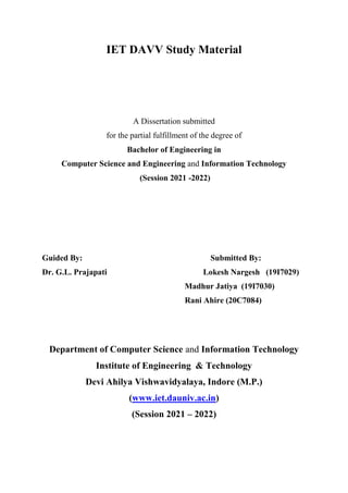 IET~DAVV STUDY MATERIALS report.docx