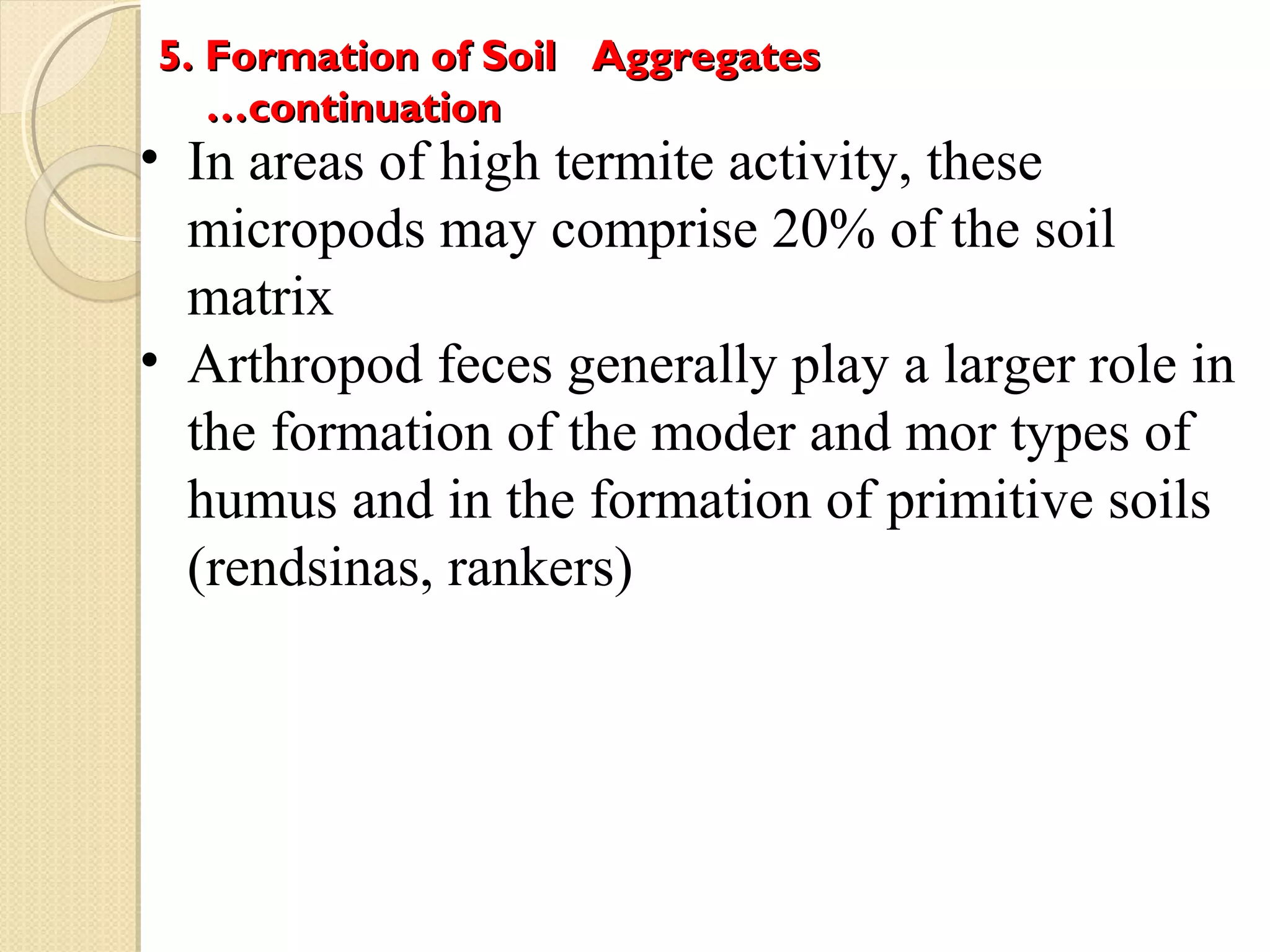 Role of Arthropods in Maintaining Soil Fertility | PPT