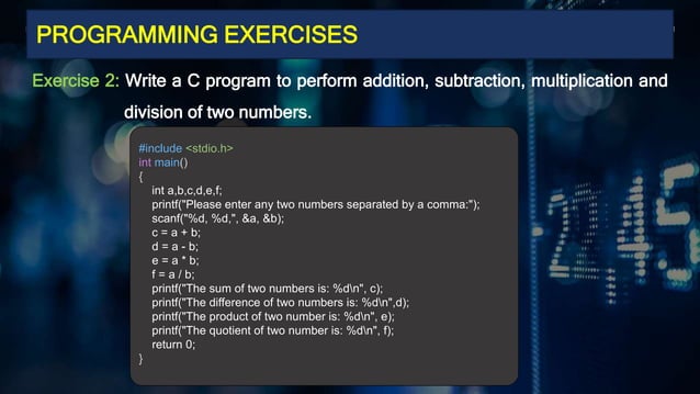 Building Simple C Program | PPT