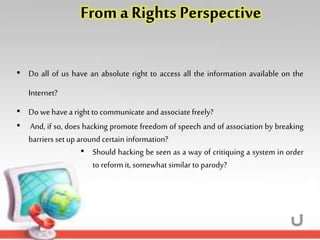 Ethical Dilemmas/Issues in CyberWorld | PPTX