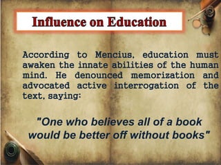 Mencius (Meng Tzu) | PPT