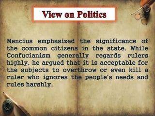Mencius (Meng Tzu) | PPT
