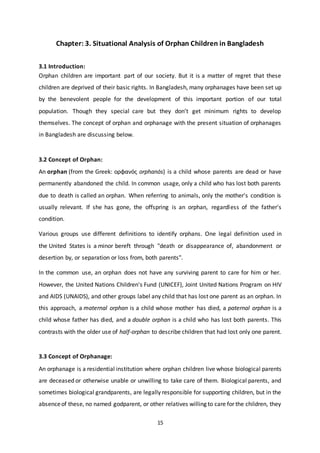 Field work report of sir salimullah muslim orphanage | DOCX