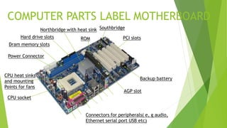 The Computer | PPTX | Data Storage and Warehousing | Computing