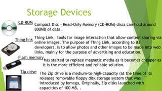 The Computer | PPTX | Data Storage and Warehousing | Computing