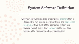 Computer Software | PPTX
