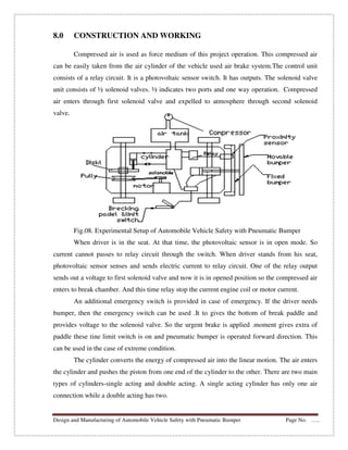 Design and Manufacturing of Automobile Vehicle Safety with Pneumatic ...