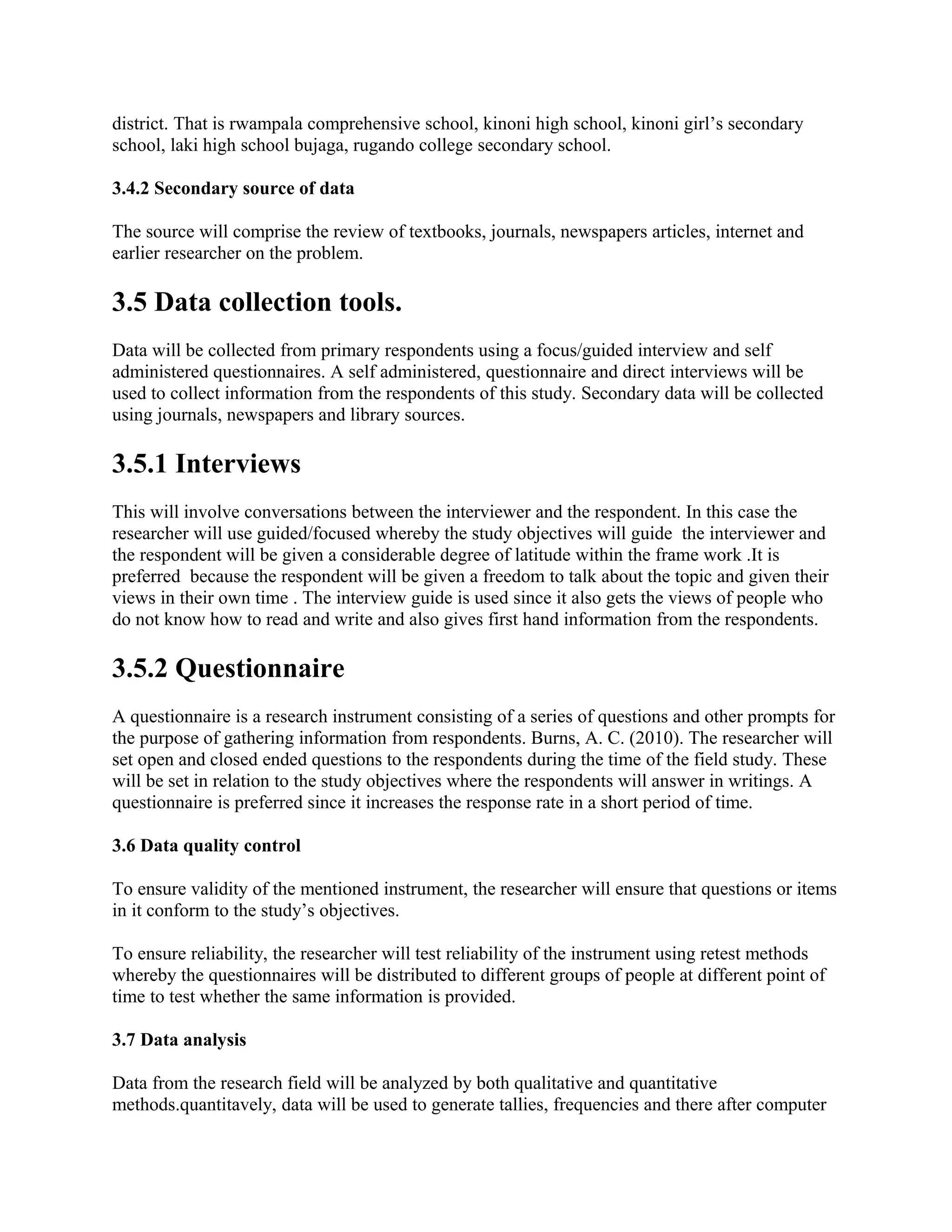My research proposal | DOC