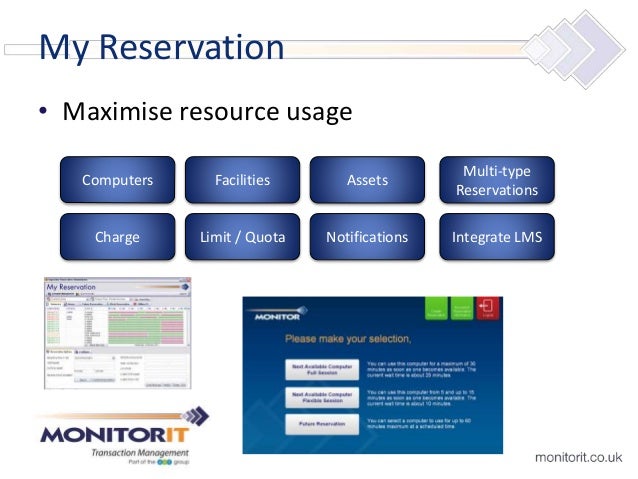 My Reservation - PC, Facilities and Asset bookings solution