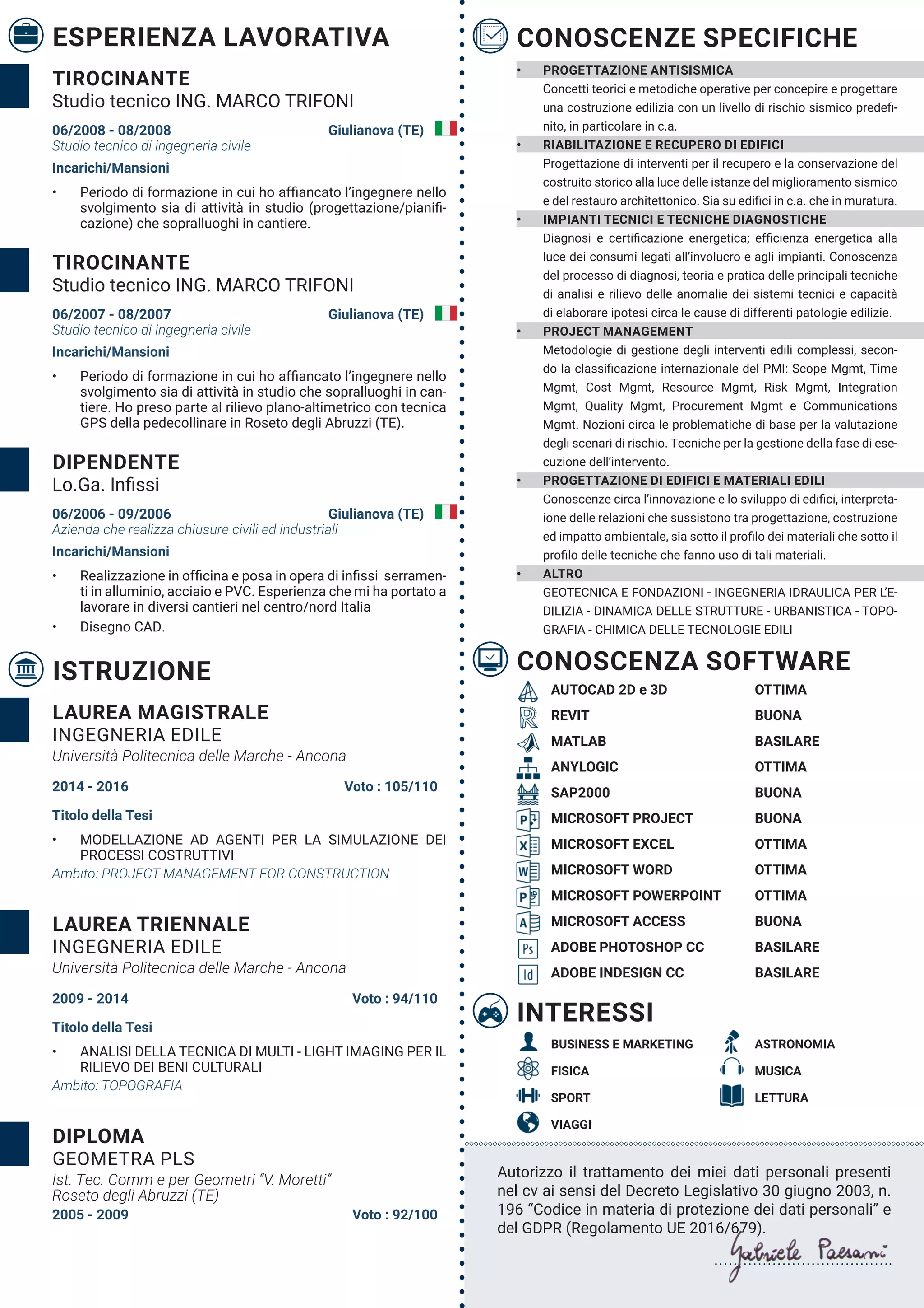 My resume (ITA) | PDF