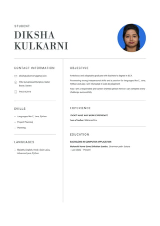 My Resume.pdf Diksha Guruprasad Kulkarni.pdf