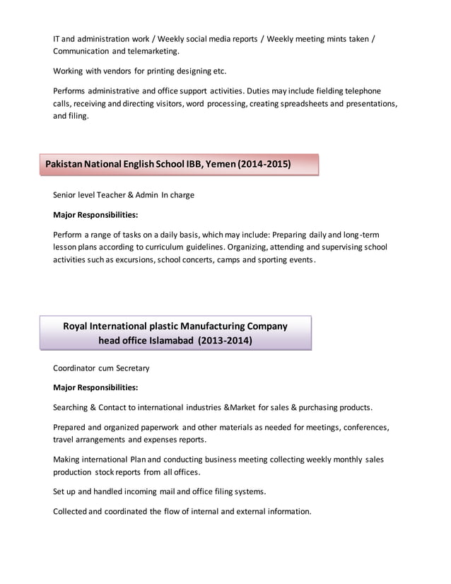 My resume 2017 | PDF