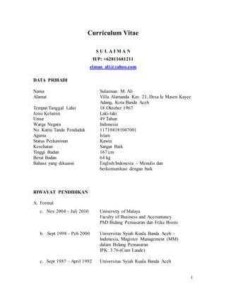 Curiculum Vitae | DOC