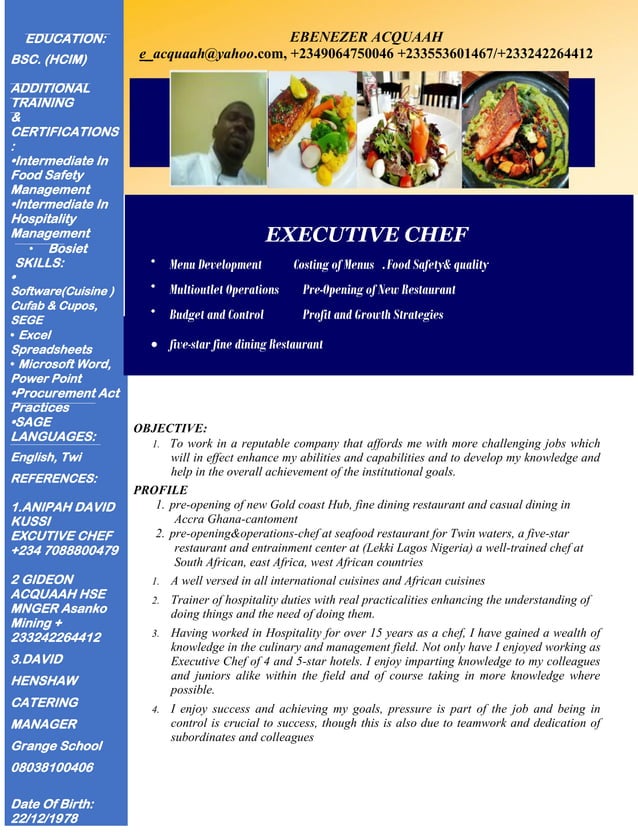 Executive Chef | PDF