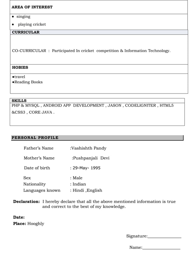 My resume pdf | PDF