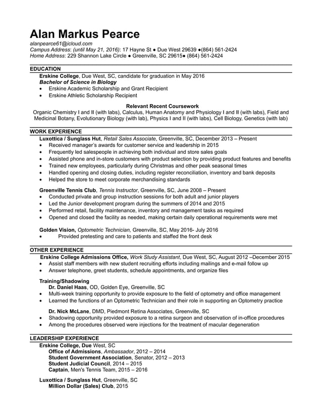 My resume with references | PDF