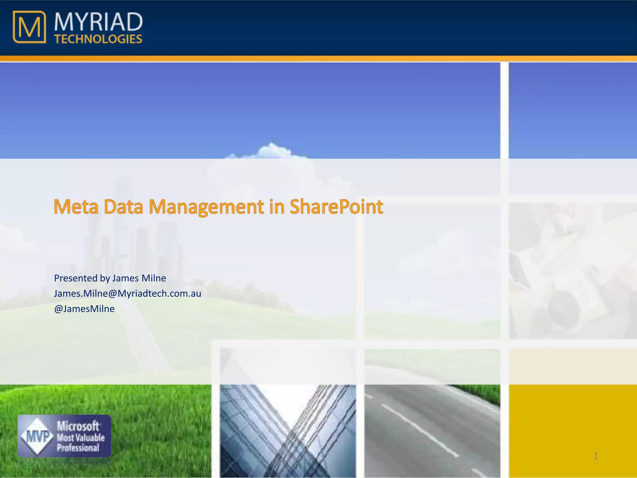 Introduction to Metadata | PPT